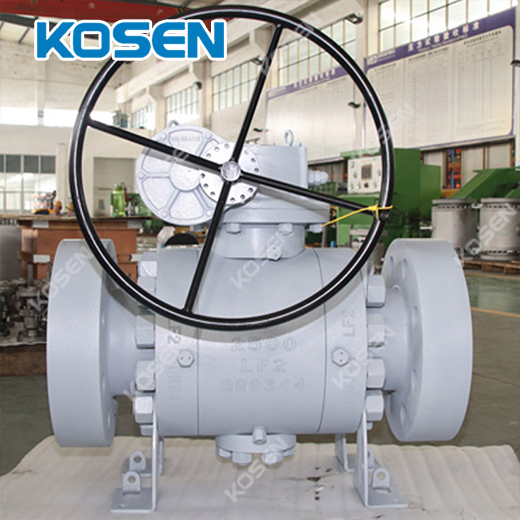 CAST STEEL TRUNNION MOUNTED BALL VALVE - China Trunnion Ball Valve Manufacturers, Factory and ...